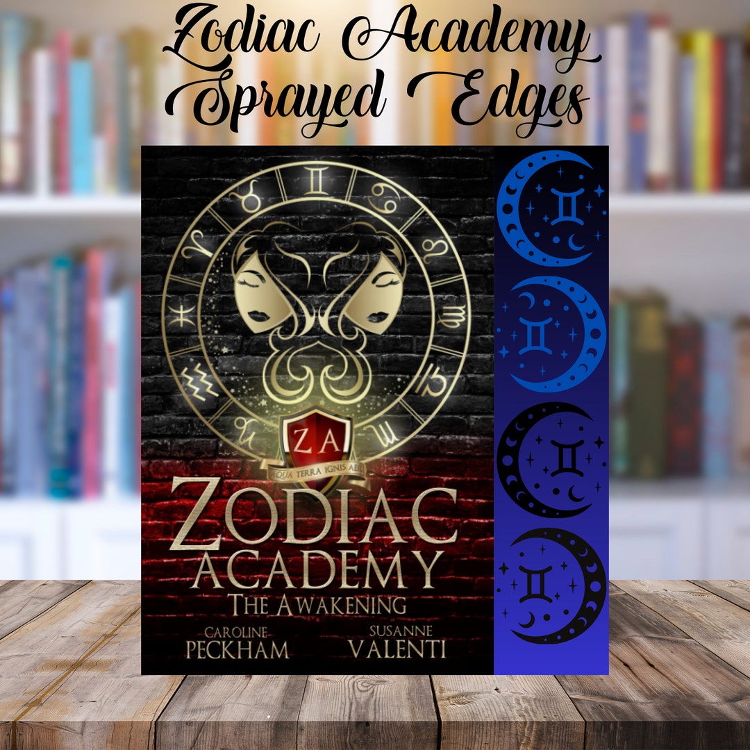 Zodiac Academy the Awakening Sprayed Edges, Gemini Merch Darius Acrux ...