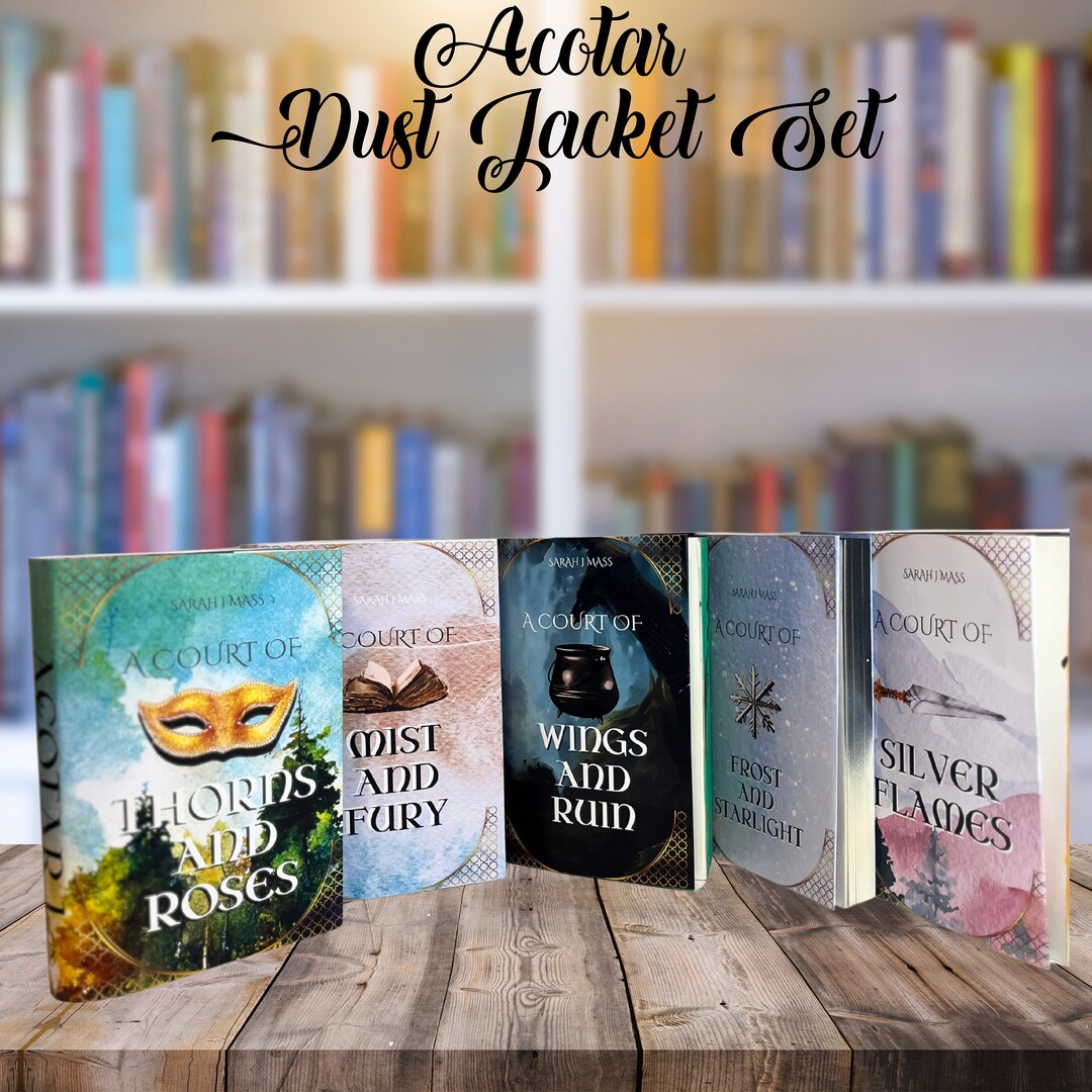 Licensed A Court of Thorns and Roses Dust Jacket Set - ACOTAR Merch ...