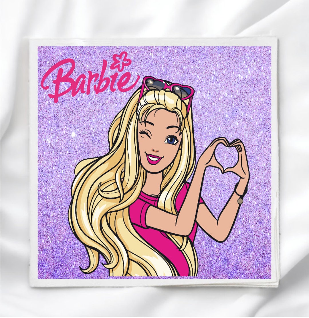 Fabric Panel Barbie Heart Hands Quilt Block for Sewing - Etsy
