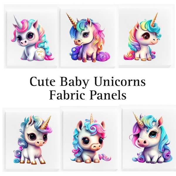 Unicorn Fabric Panel - Etsy