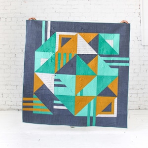 Modern Quilt - Etsy