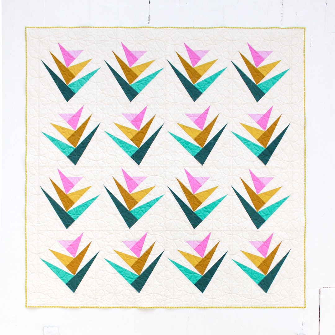 Grow Wild Modern Quilt Pattern | Digital Sewing Instructions | Beginner ...