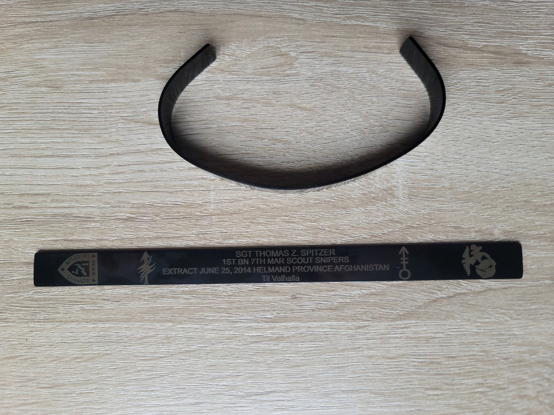 Custom Military Memorial Band - Etsy