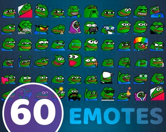 Pepe Twitch Emotes - Etsy