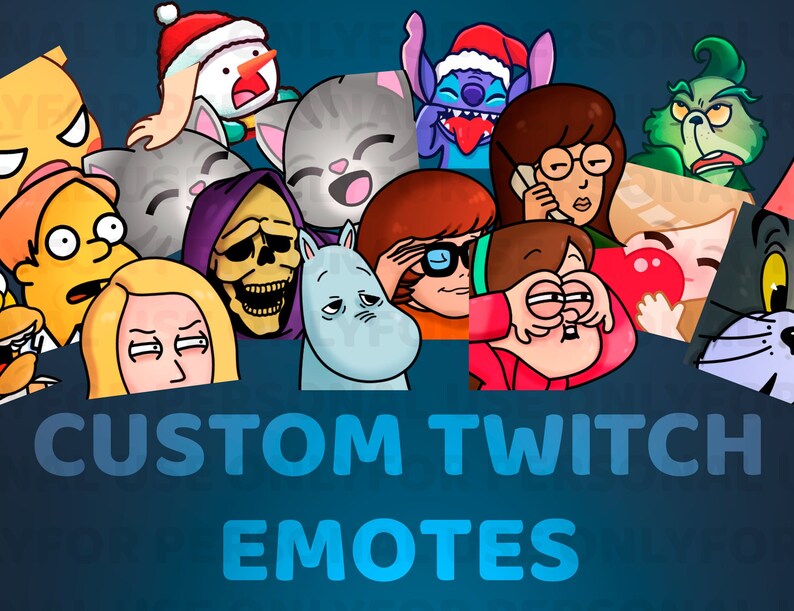 Custom Twitch Emotes / Emotes / Sub Badges / Twitch Youtube Discord ...