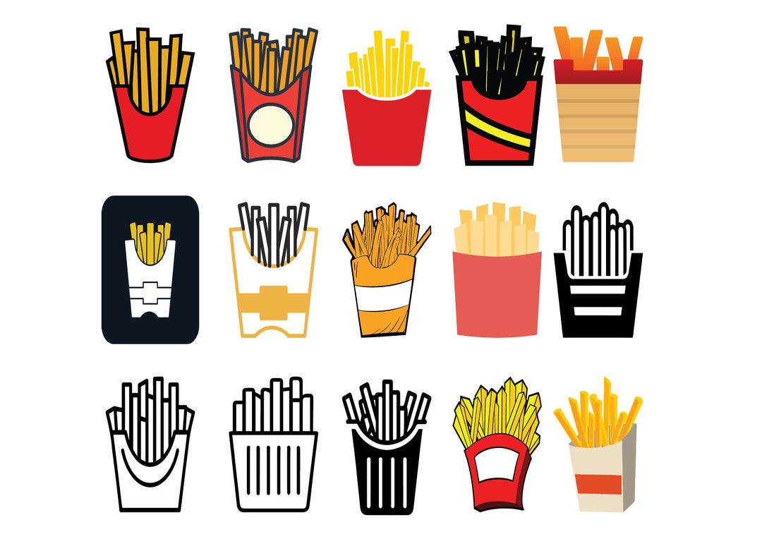 PATATAS FRITAS SVG Bundle, Crisps Svg, Food Svg Bundle, Food Svg ...