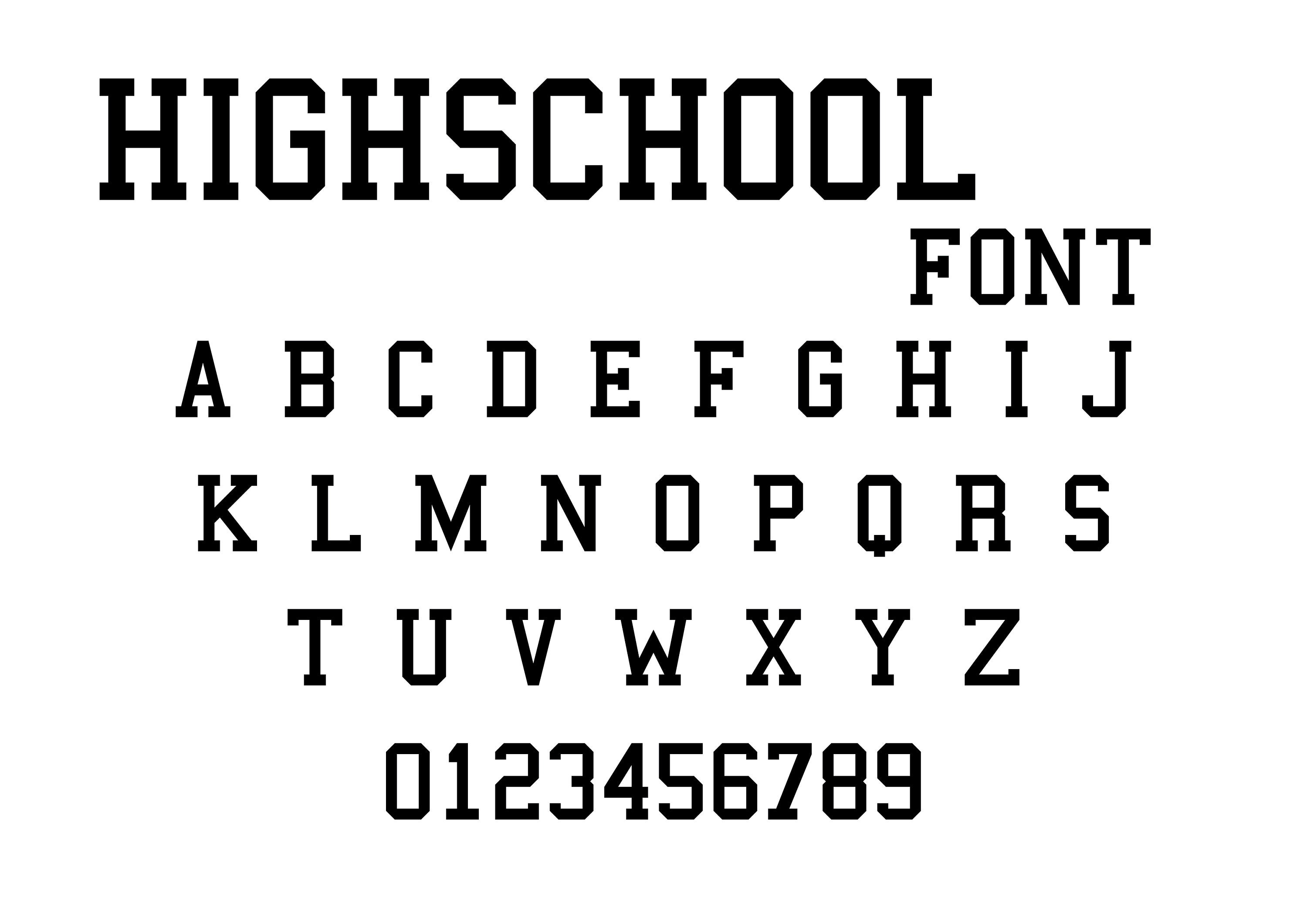 Highschool Font Svg College Font Svg Sports Font Alphabet - Etsy UK
