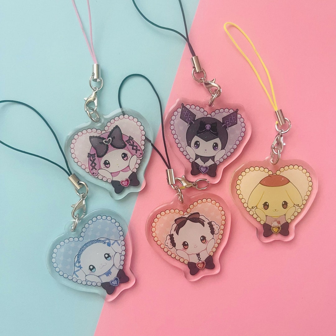 Mascot Jirai Kei Kawaii Keychain - Etsy