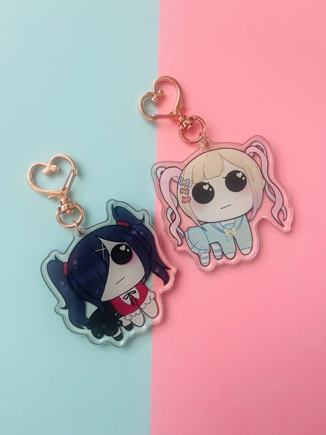 Needy Streamer Overload Sparkly Anime Keychain - Etsy
