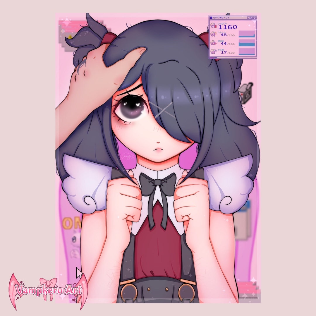 Needy Streamer Overload Ame Kawaii Matte Anime Gaming Art Print - Etsy