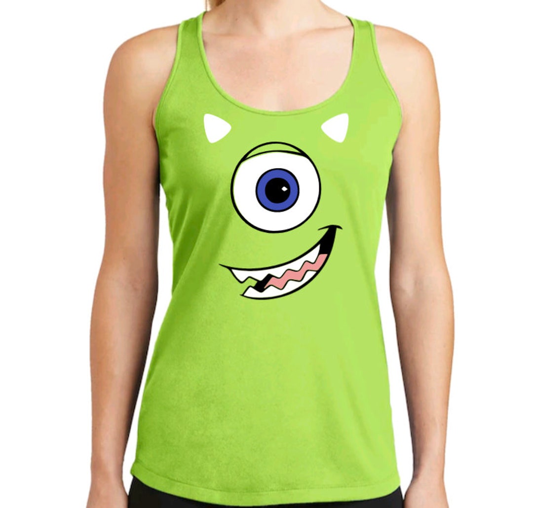 Mike Wazowski Run Disney Costume Tank Top Moisture - Etsy