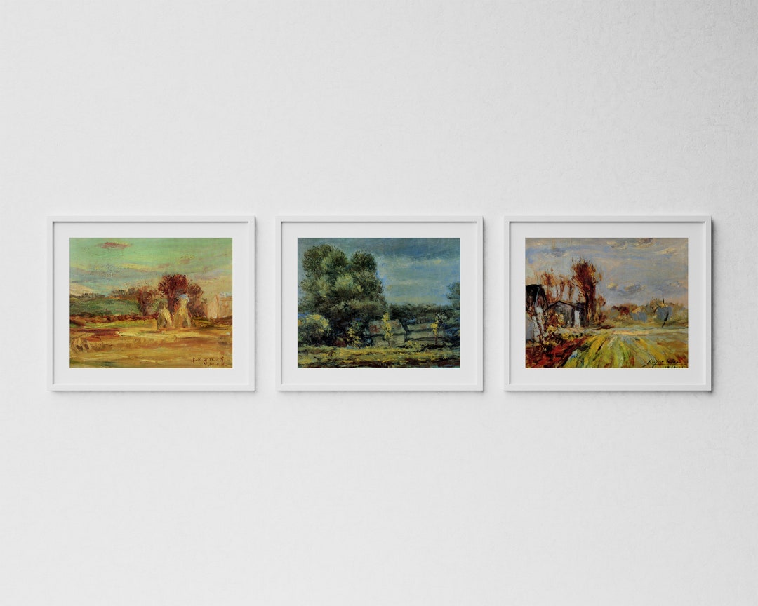 Tryptic Wall Art, Tryptic Landscape Wall Art, 3 Piece Wall Art Boho, by ...