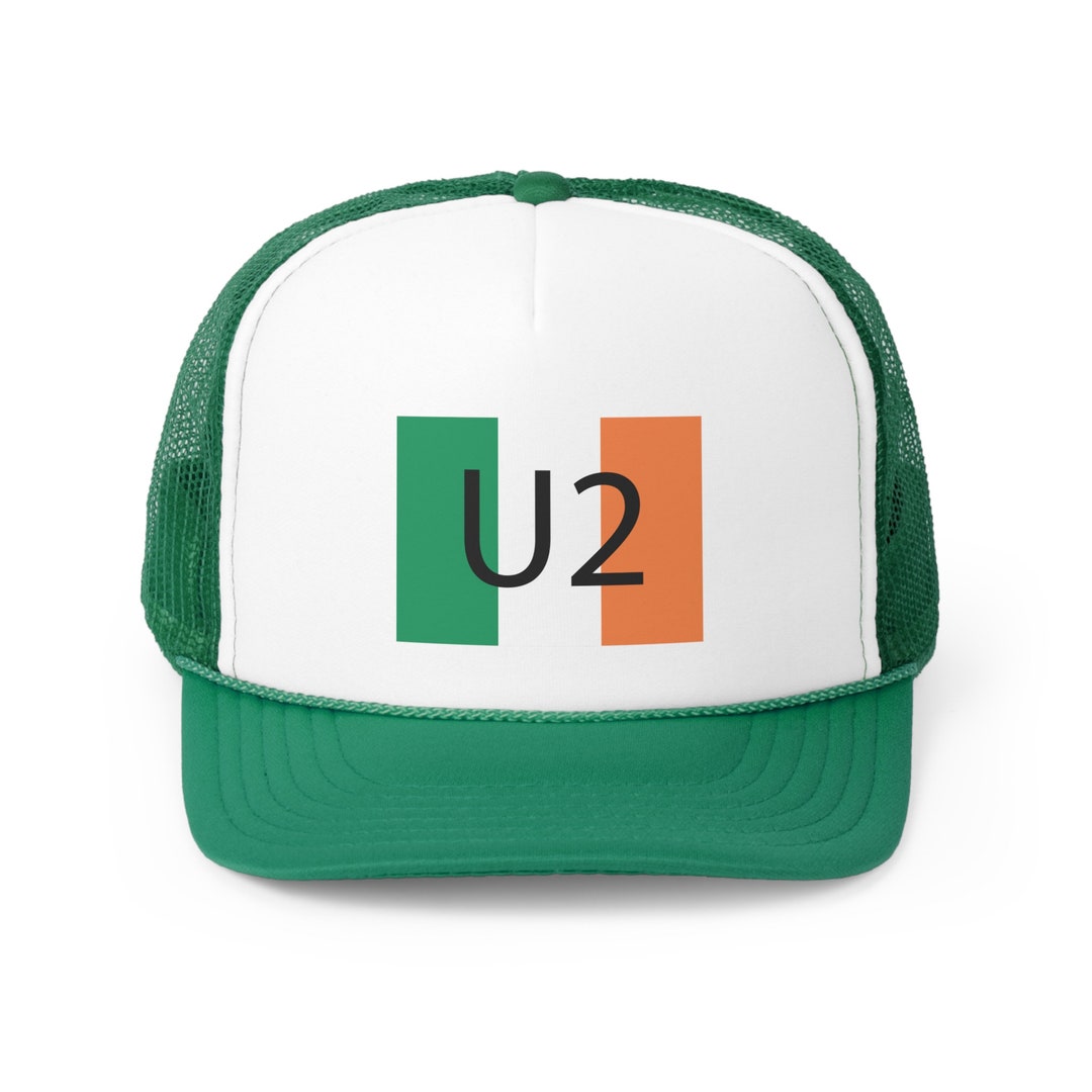 U2 Irish Flag Trucker Hat - Etsy