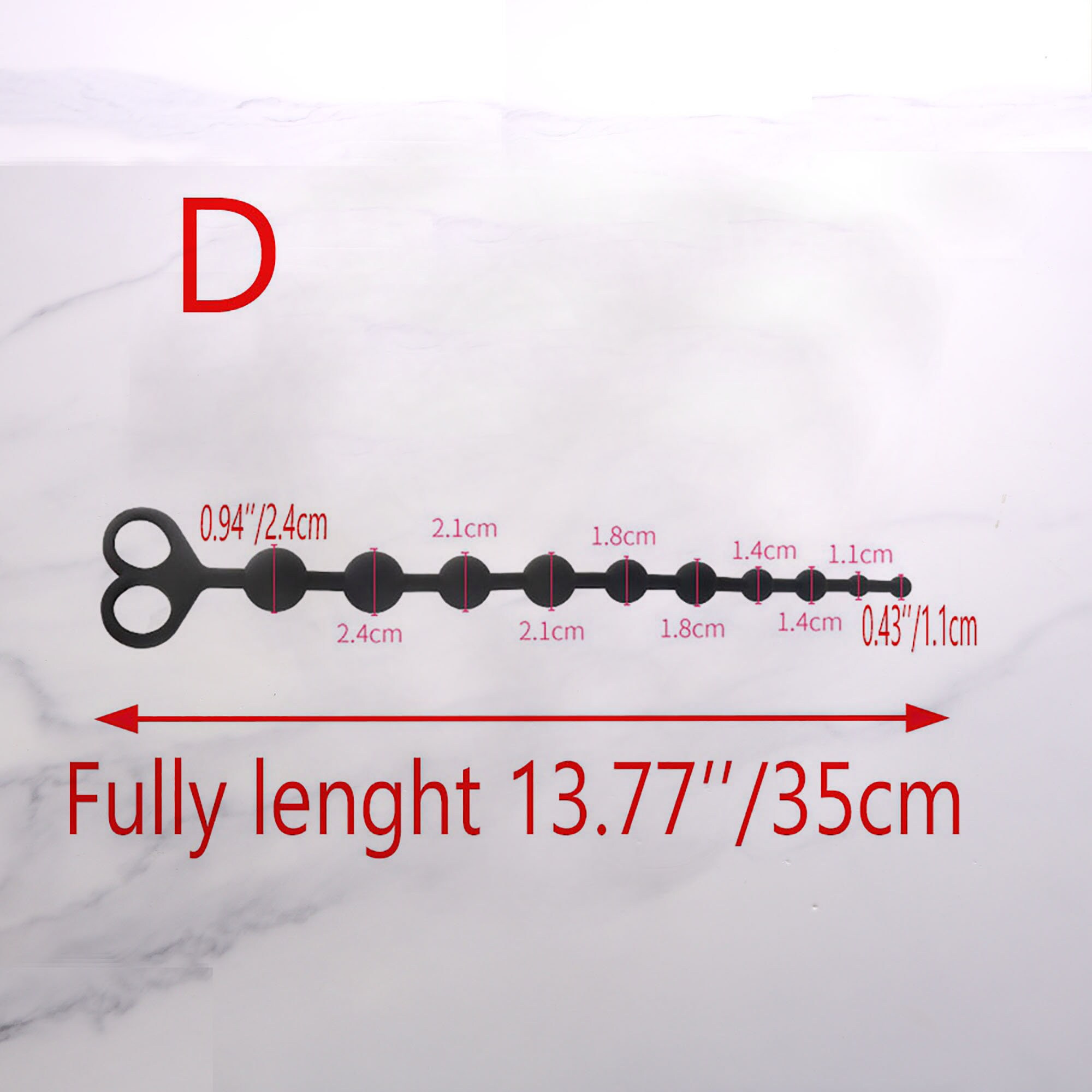 Silicone Anal Plugs Beads Long Anal Beads Set Beginners Anal Training