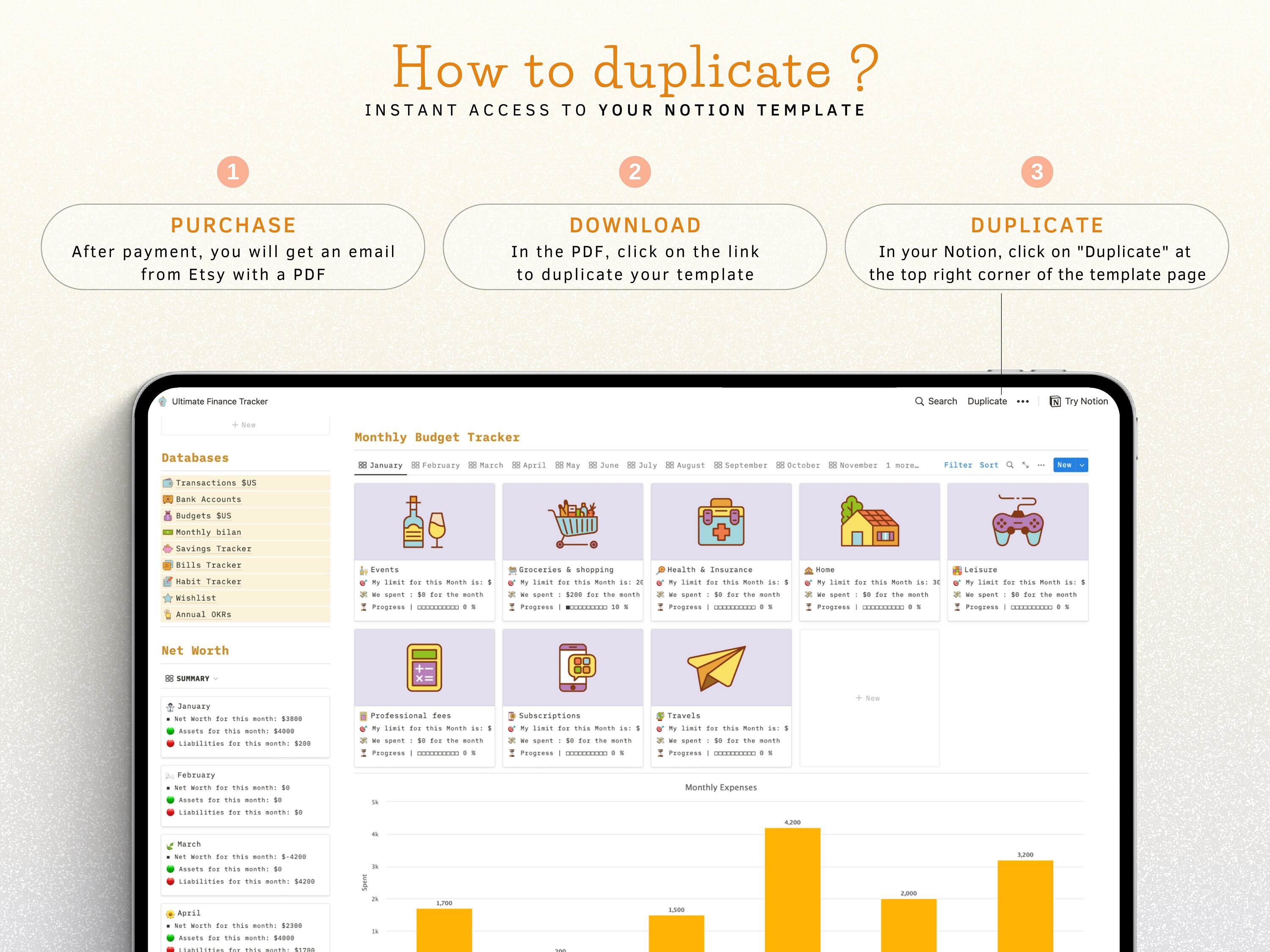 Ultimate Finance Tracker Concept Template, Digital Budget and Finance ...