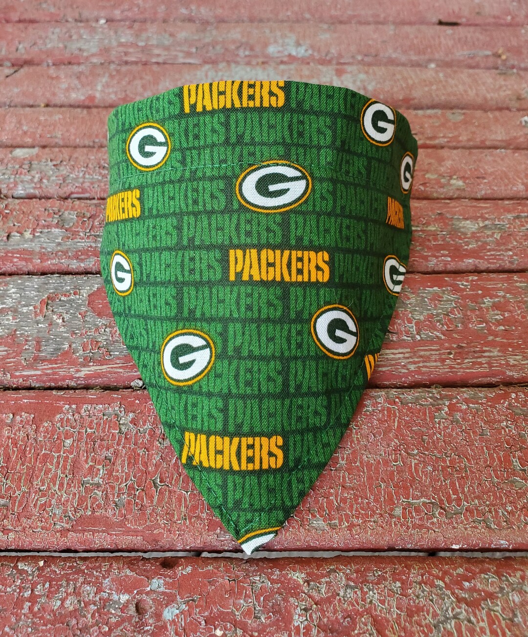 Over the Collar Bandana Green Bay Packers - Etsy
