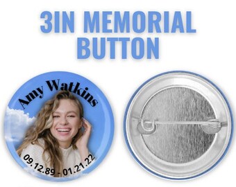 Rest in Peace Button - Etsy
