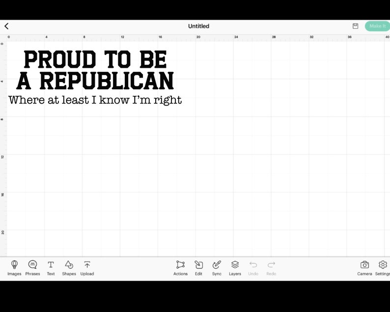 Funny Republican SVG, Simple Trump Sign SVG, Father's Day Gift Idea for ...