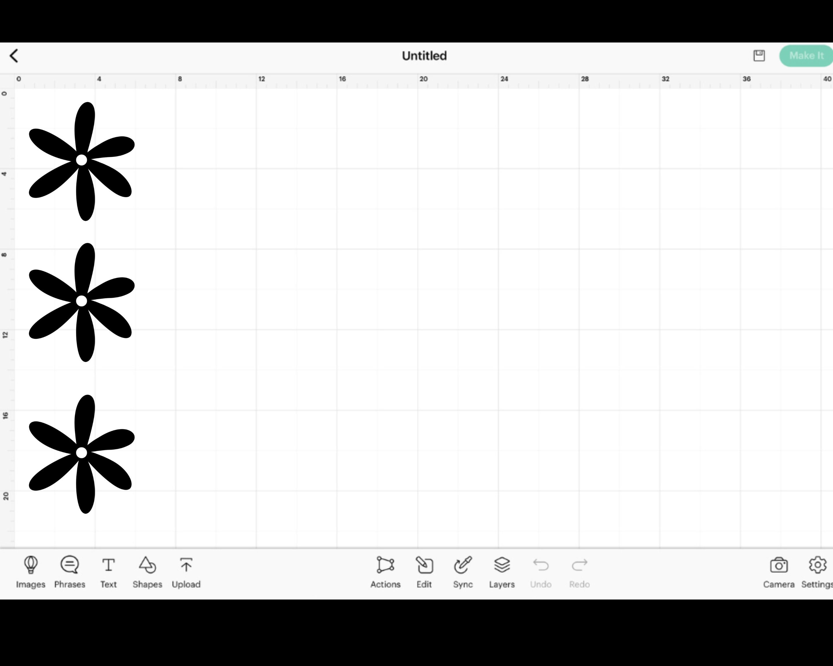 Flower SVG Bundle, Smiley Face Daisy SVG, Simple Flower Shapes SVG for ...