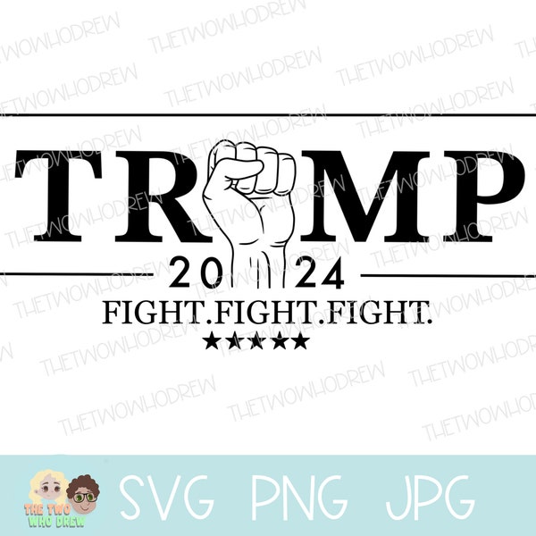 Trump Fist Fight Design - Etsy