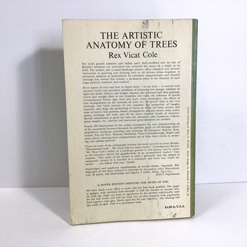 The Artistic Anatomy of Trees Rex Vicat Cole Vintage - Etsy