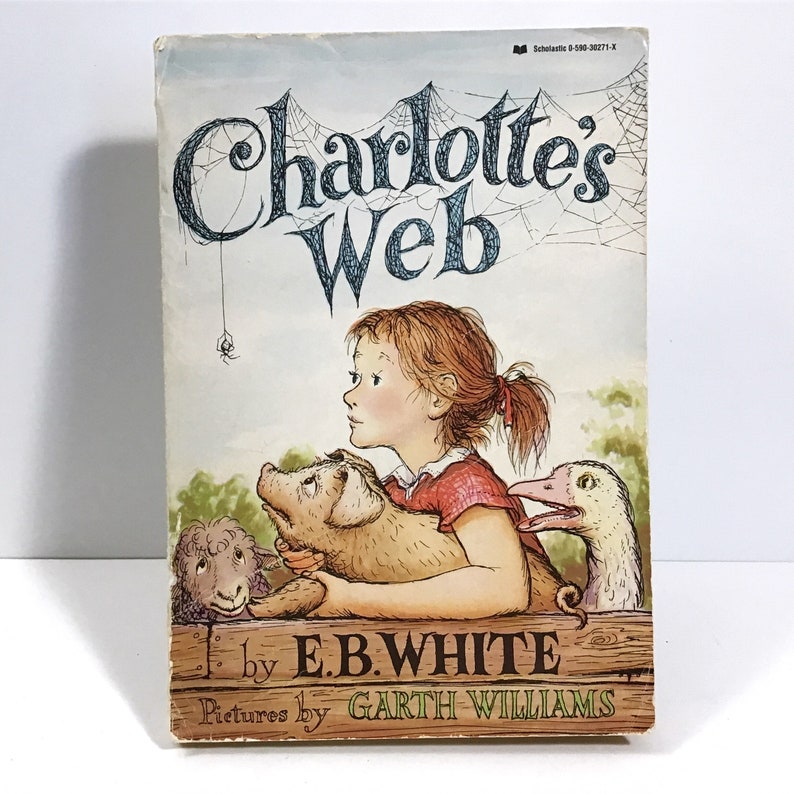 Charlotte&#039;s Web E. B. White Vintage Paperback Book Scholastic Edition ...