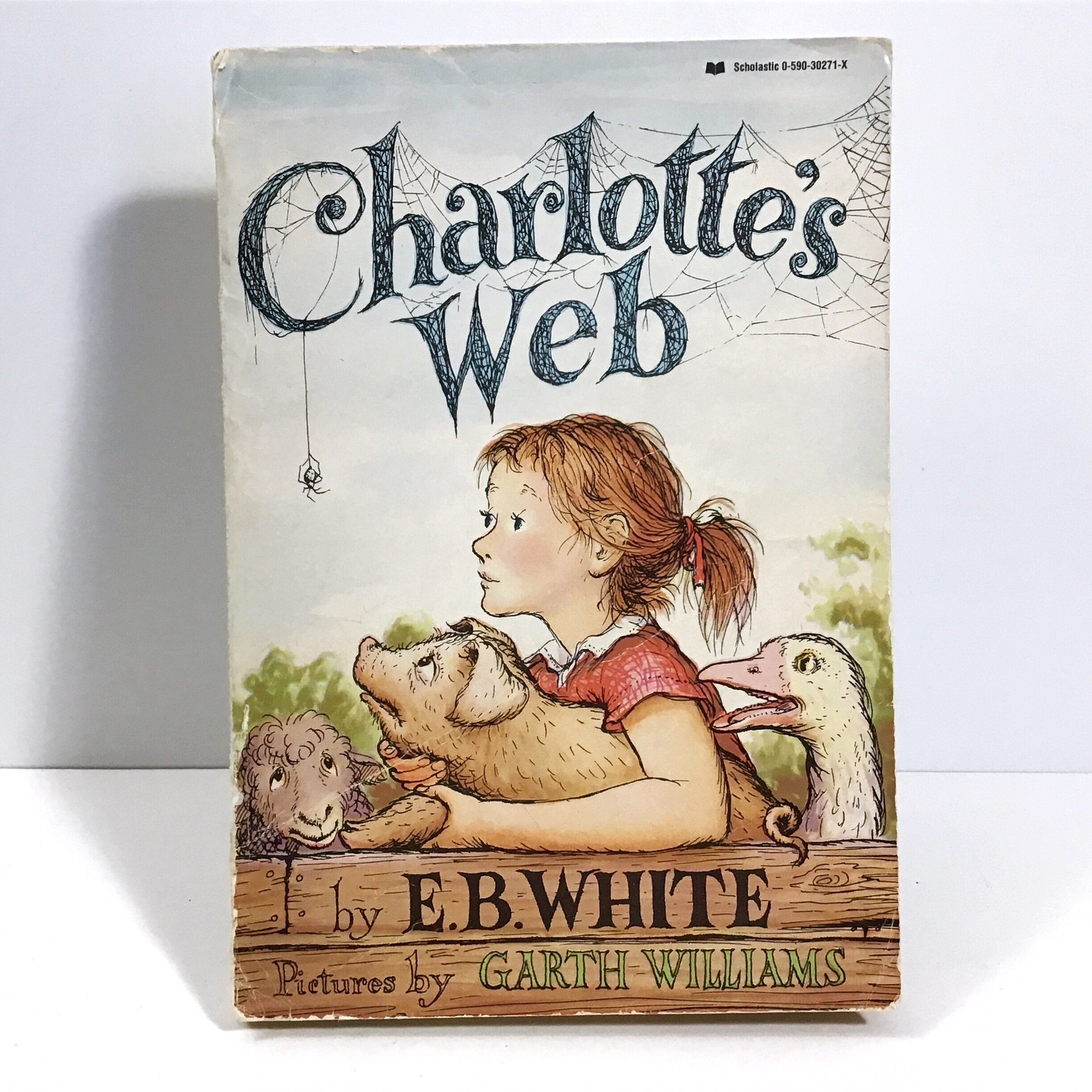 Charlotte's Web E. B. White Vintage Paperback Book Scholastic Edition ...