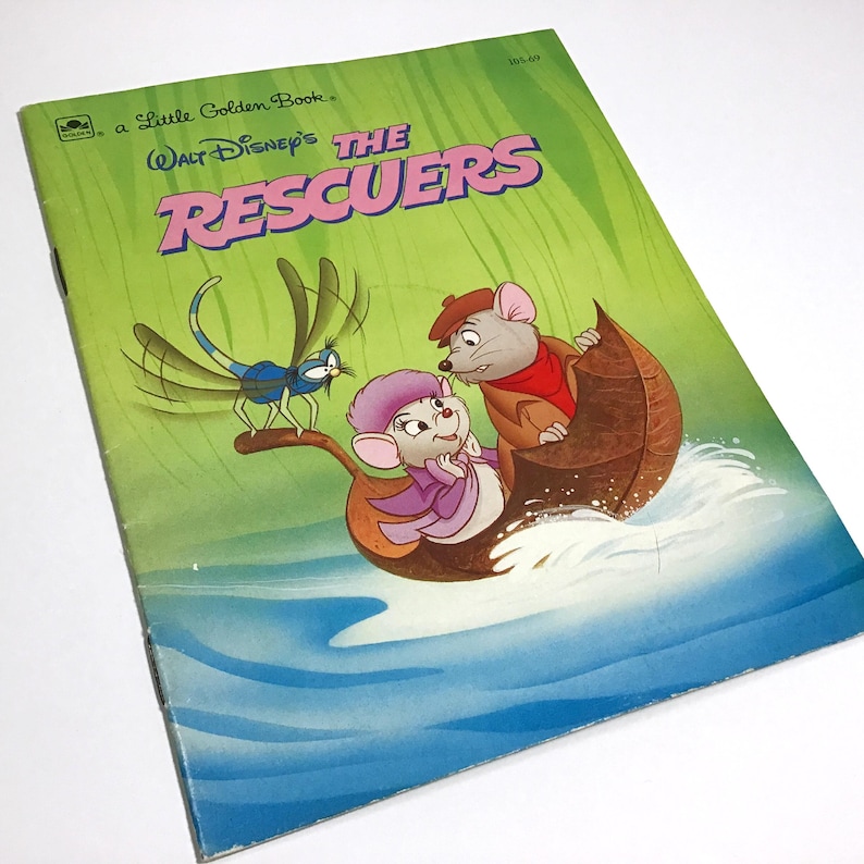 Walt Disney's the Rescuers - Vintage 1977 Softcover Children's Little ...