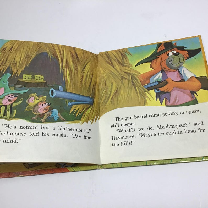 Mushmouse and Punpkin Puss the Country Cousins - 1964 Whitman Tell-a ...