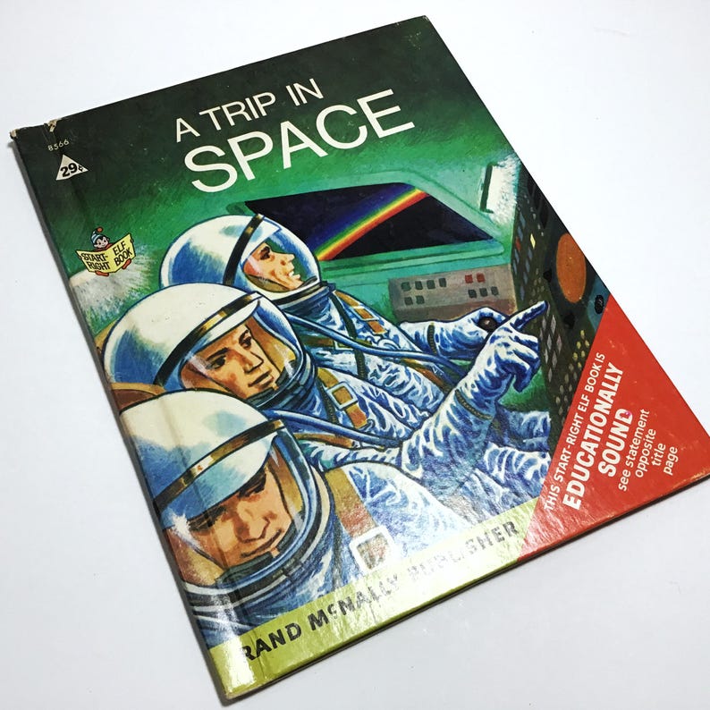 A Trip in Space - Bruce Grant - Vintage 1968 Illustrated Hardcover Kids ...