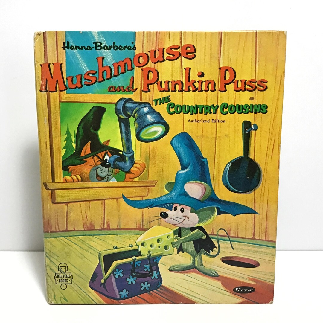 Mushmouse and Punpkin Puss the Country Cousins - 1964 Whitman Tell-a ...
