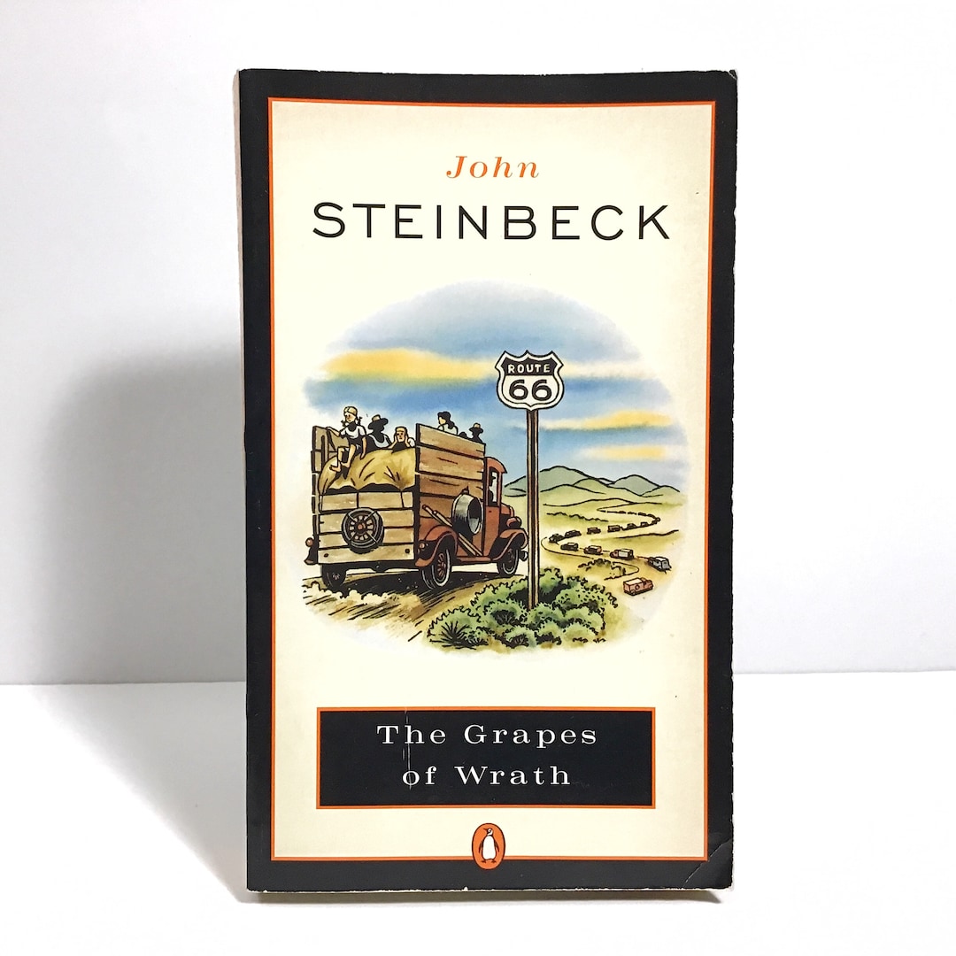 The Grapes of Wrath John Steinbeck Vintage Paperback Book Penguin ...