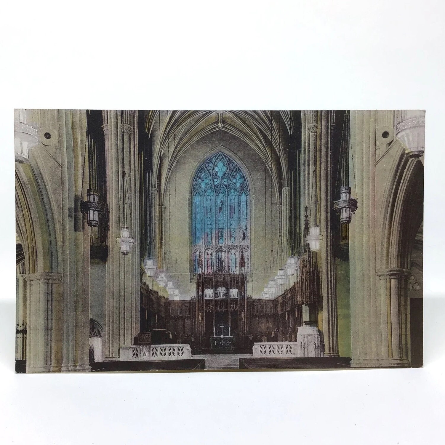 Duke University Chapel 1930s Hand-colored Postcard Durham, North ...