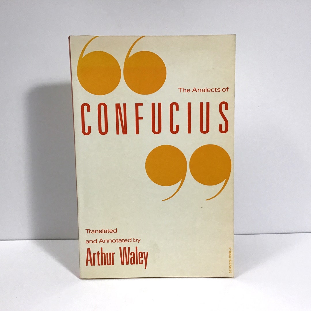 The Analects of Confucius Arthur Waley Vintage Paperback Book 1989 ...