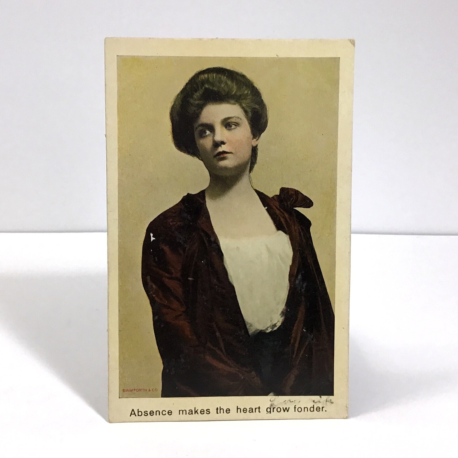 Original Early 1900s Postcard - Absence Makes the Heart Grow Fonder ...