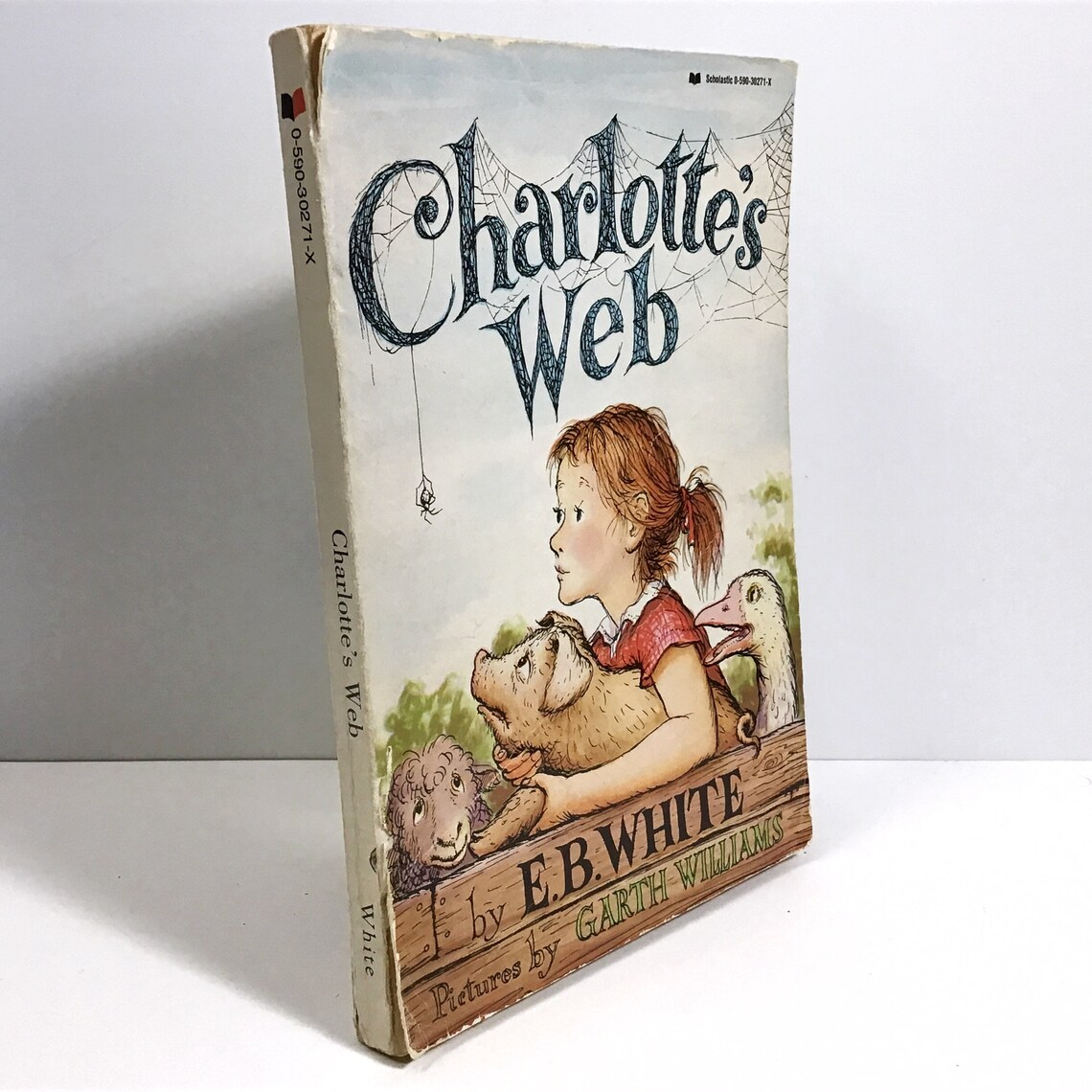 Charlotte&#039;s Web E. B. White Vintage Paperback Book Scholastic Edition ...