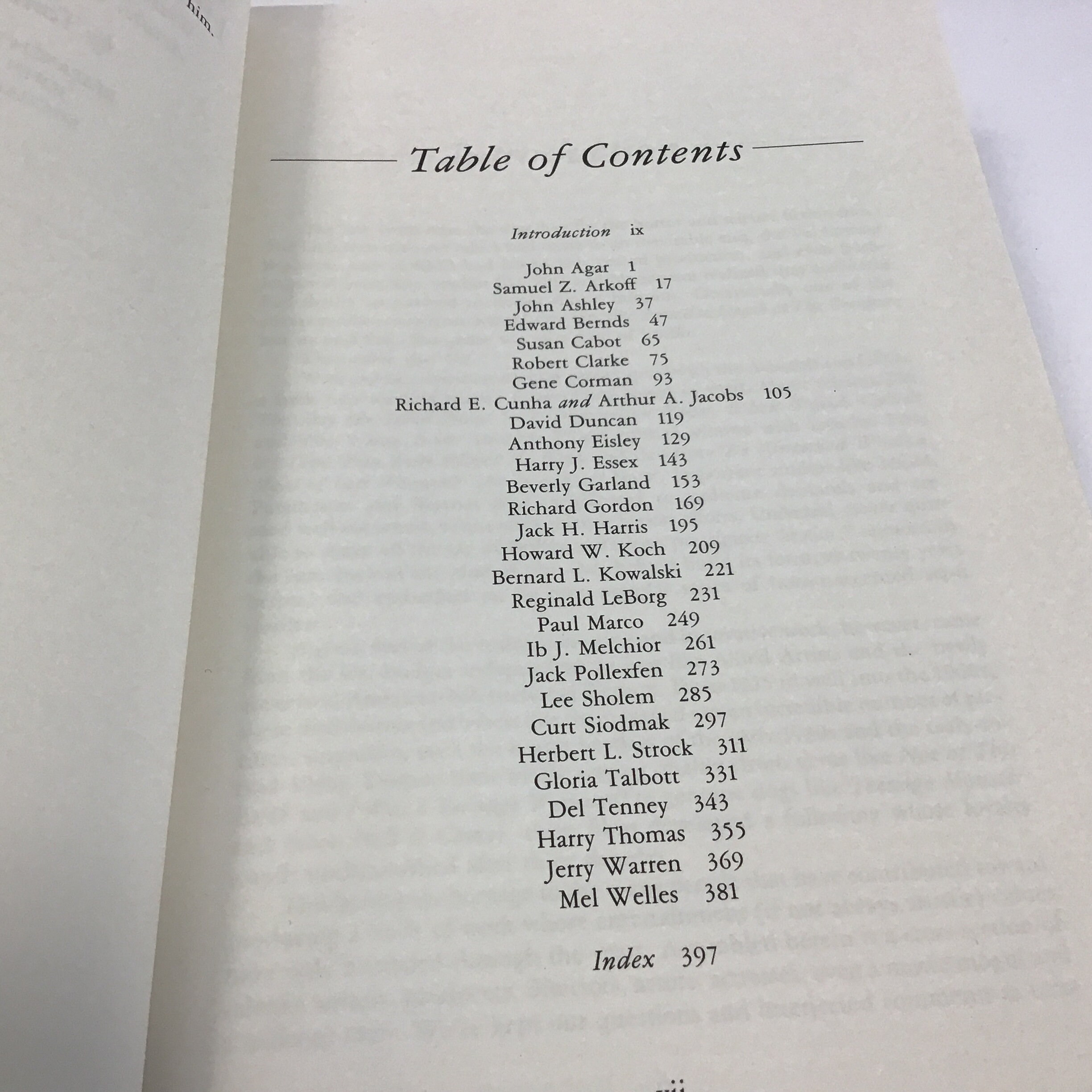 Return of the B Science Fiction and Horror Heroes Tom Weaver Vintage ...