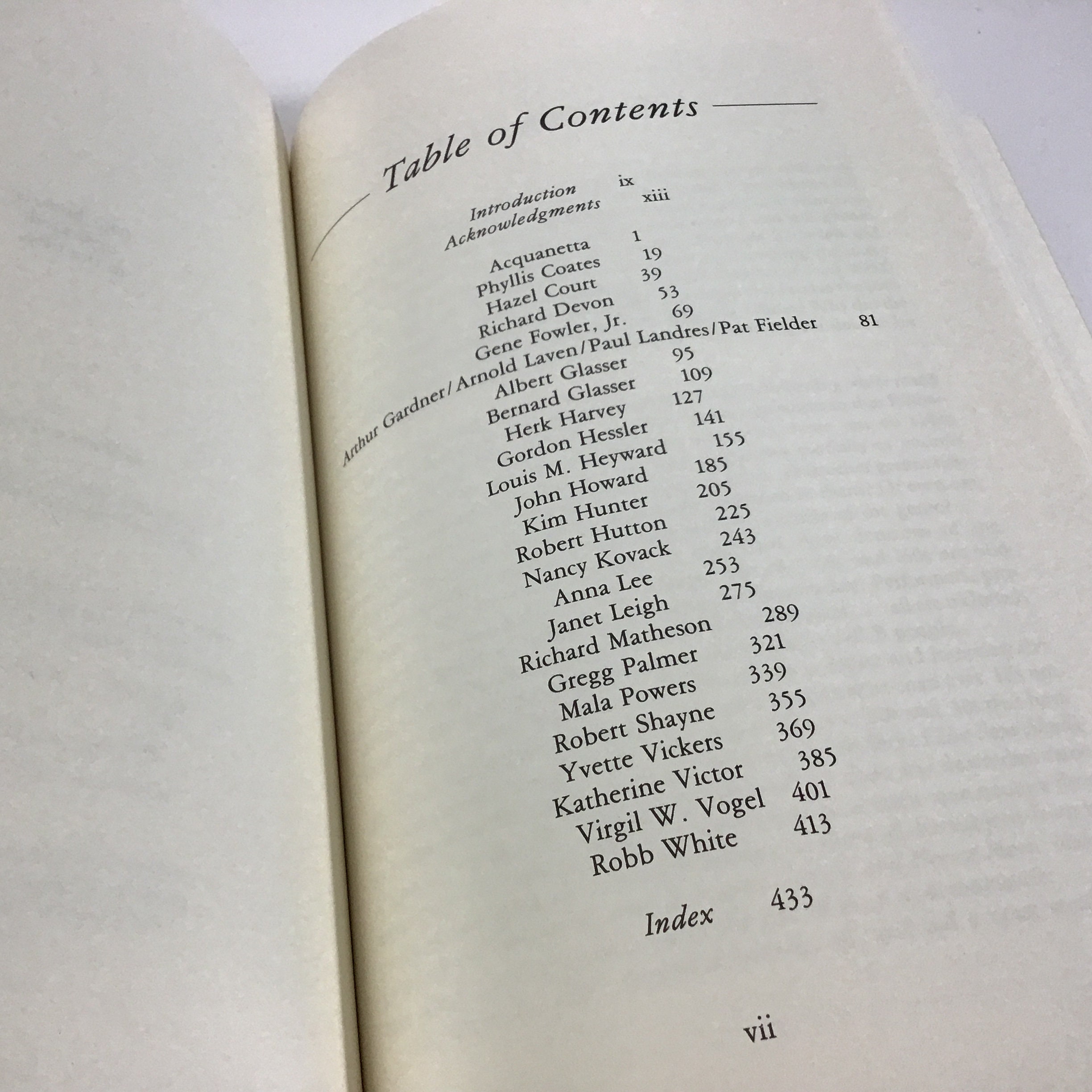 Return of the B Science Fiction and Horror Heroes Tom Weaver Vintage ...