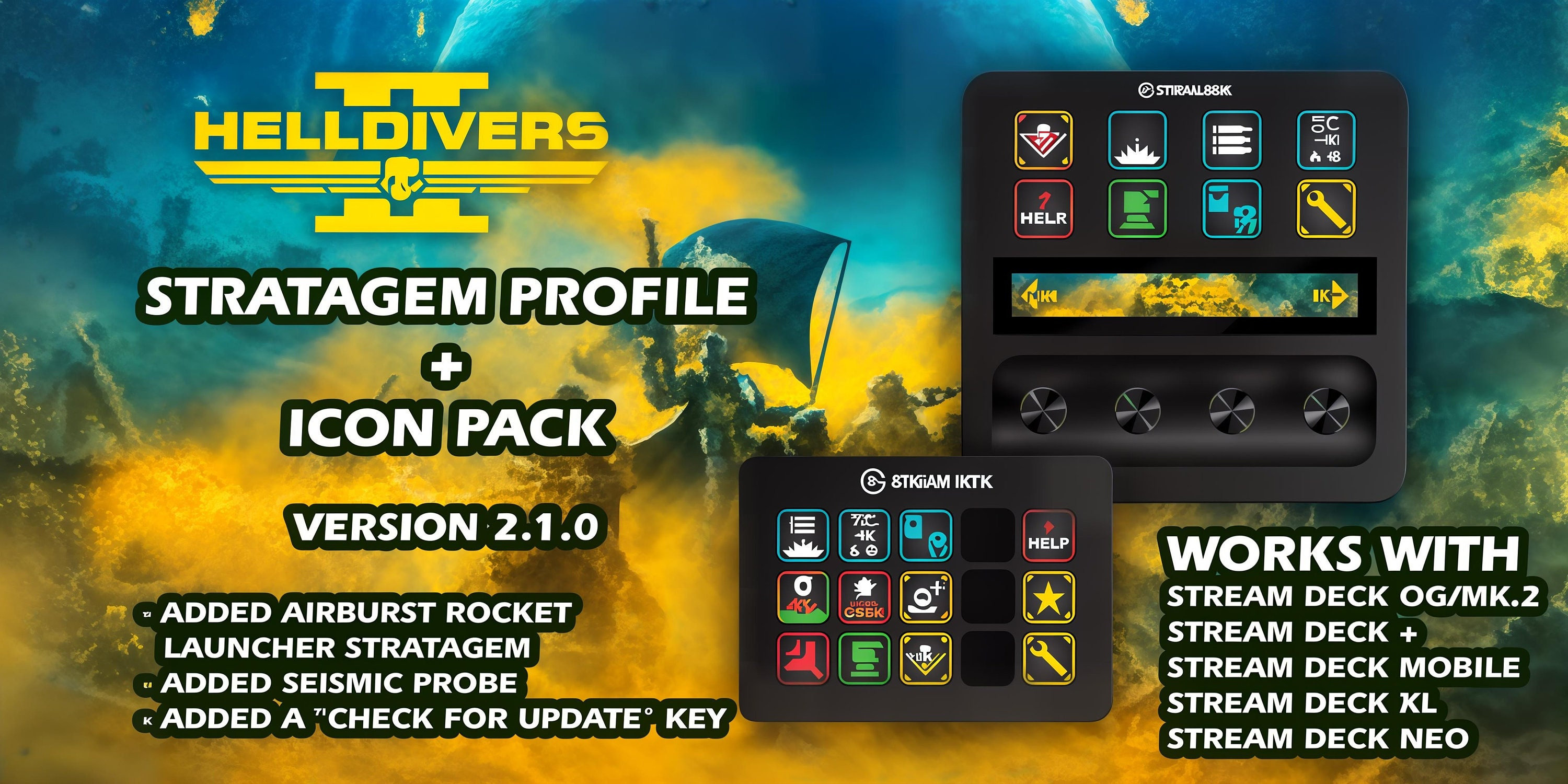 Helldivers 2 Stratagem Profile Plus Icon Pack, Gaming Accessories, Game ...