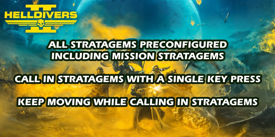 Helldivers 2 Stratagem Profile Plus Icon Pack, Gaming Accessories, Game ...