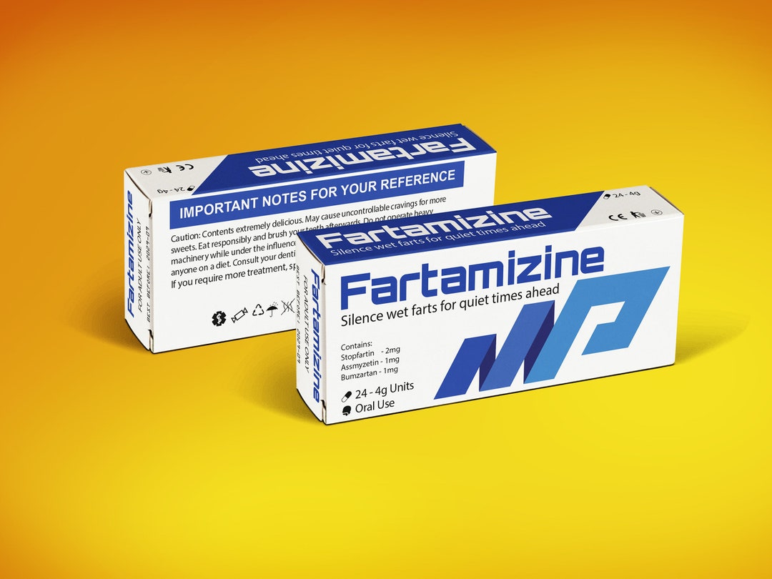 Fart Prank Fake Medicine Farting Pill Prescription Boxes - Etsy