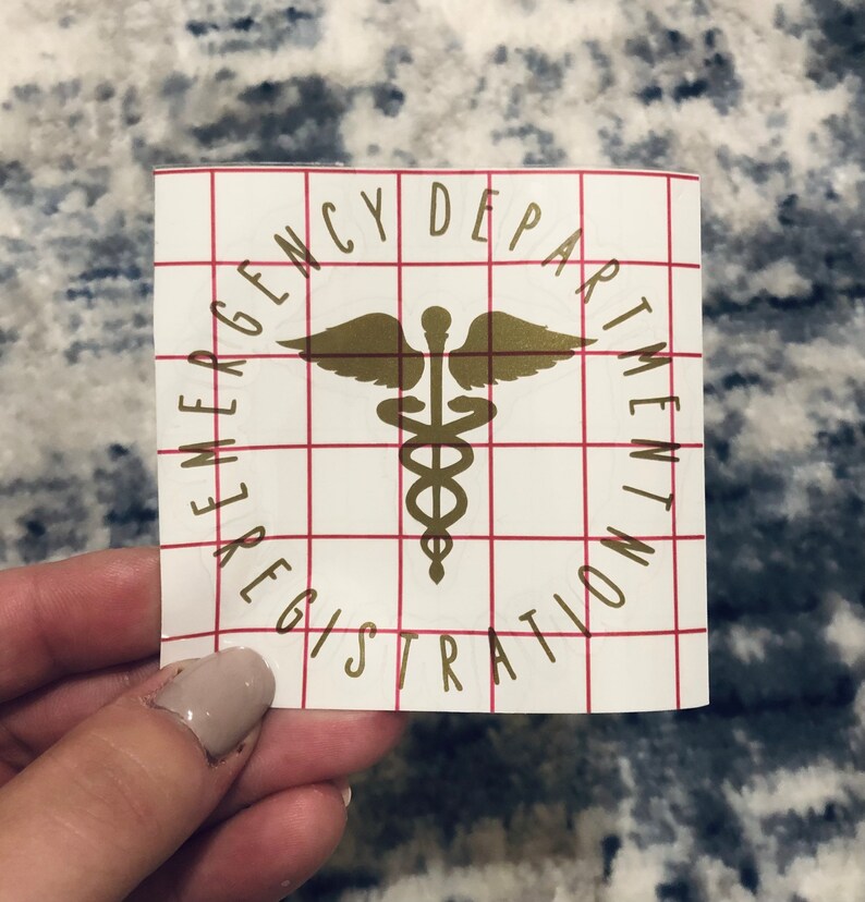 Emergency Department/emergency Room ED/ER Registration Vinyl - Etsy