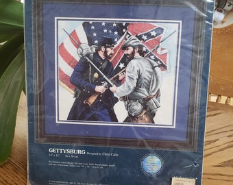 Gettysburg Cross Stitch - Etsy
