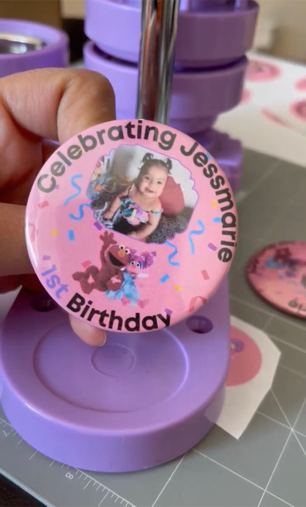 Custom Buttons Birthday Buttons Memorial Buttons Babyshower Buttons ...