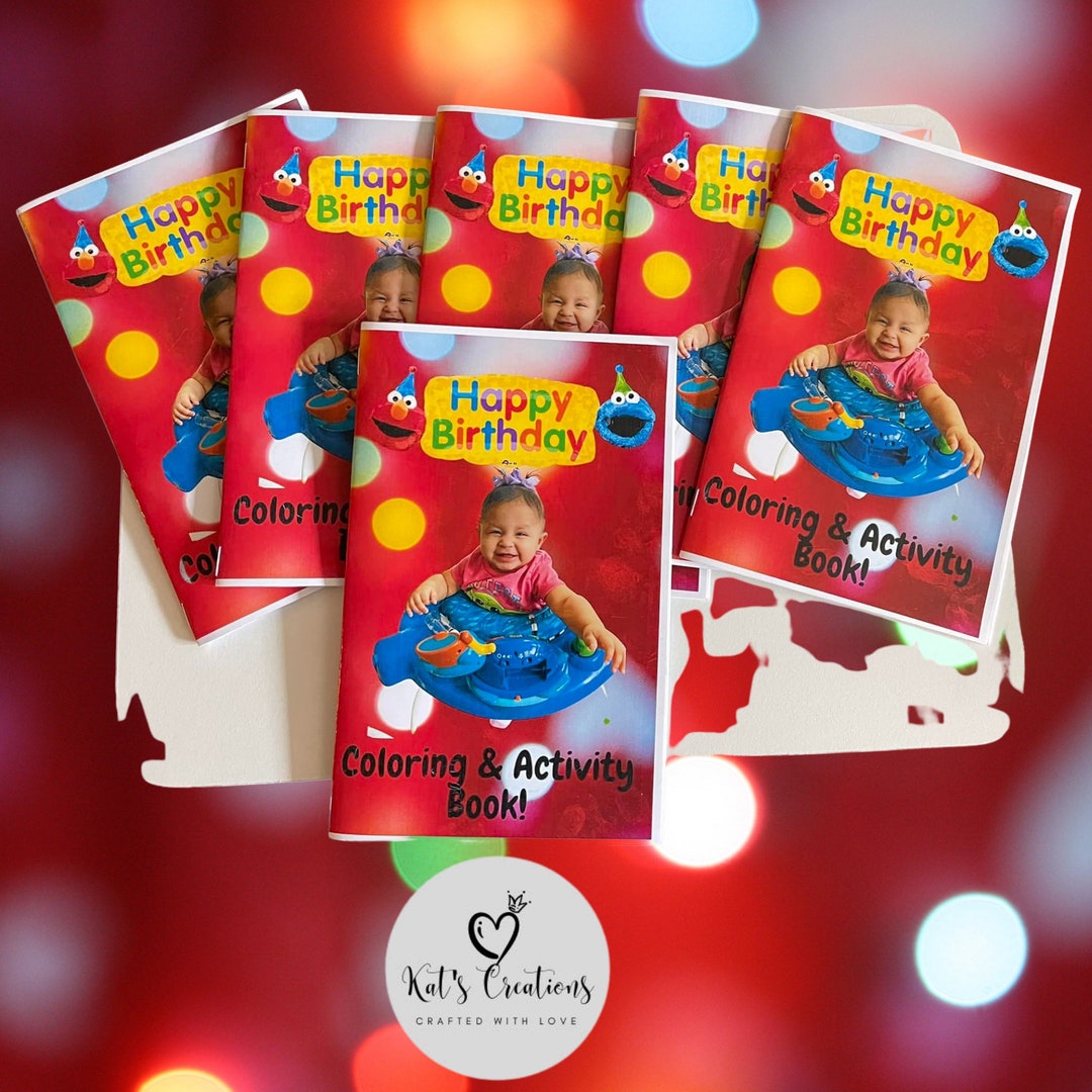 Coloring & Activity Book Custom Coloring Book Party Favors - Etsy UK