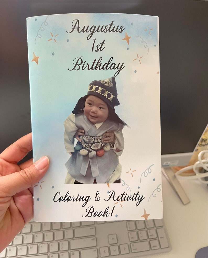 Coloring & Activity Book- Custom Coloring Book- Party Favors - Etsy