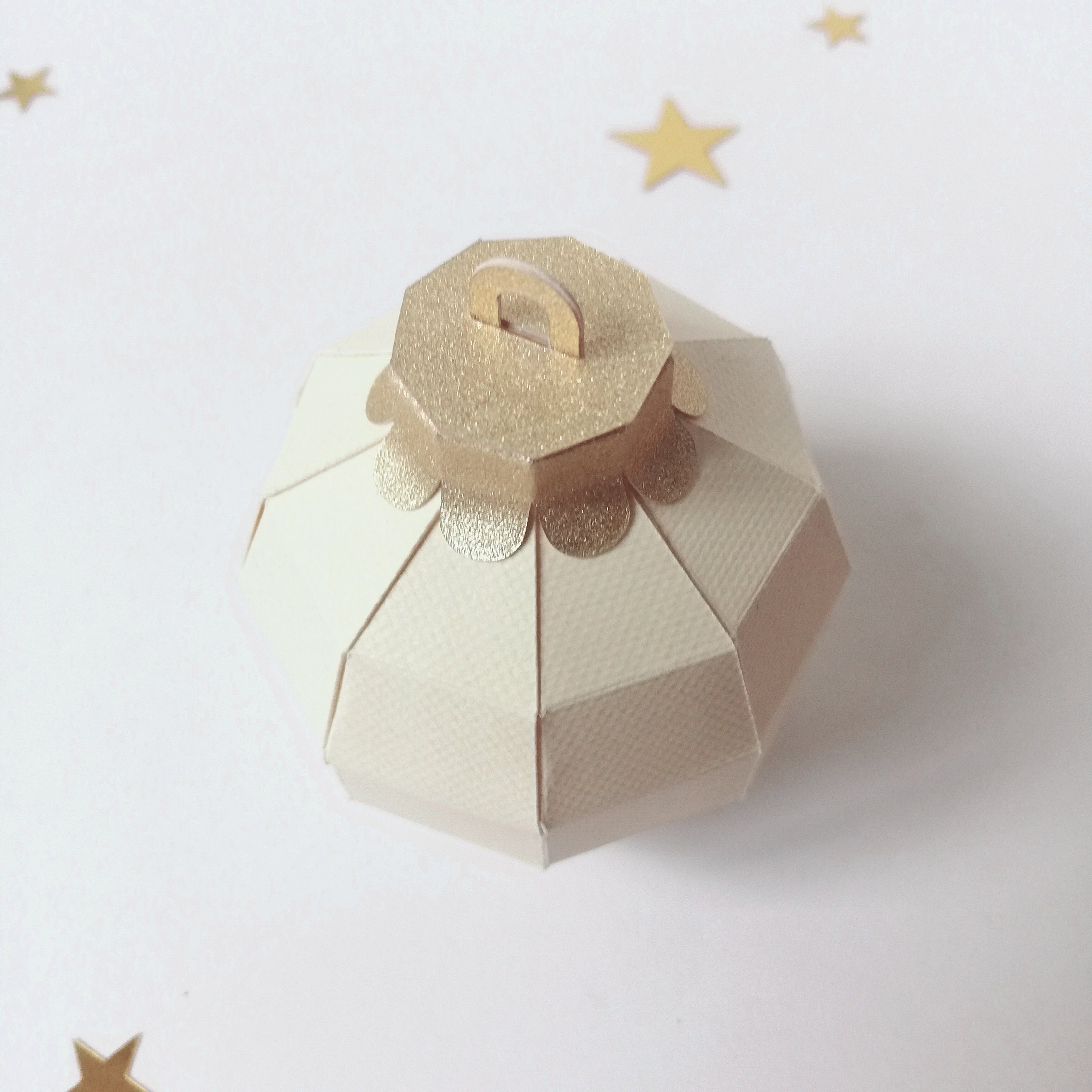 3D Papercraft Christmas Bauble PDF SVG Cricut SVG Cricut - Etsy Australia