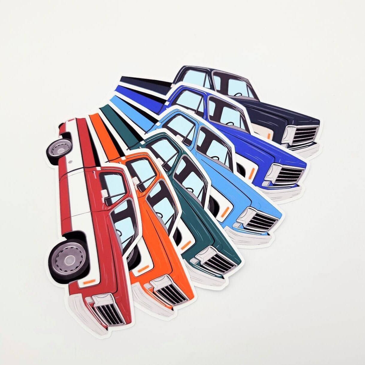 1970's Square Body Pickup Truck Vinyl Sticker Passenger Side ...