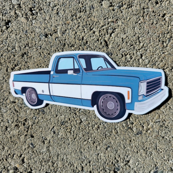 Square Body Chevy Truck Svg - Etsy