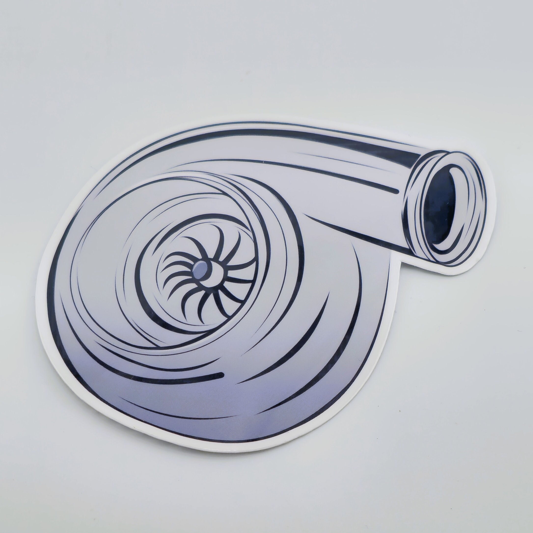 Turbo Vinyl Sticker - Etsy